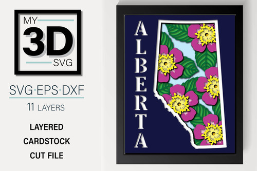 3D ALBERTA SVG | My 3D SVG