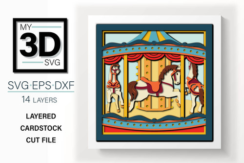 3D CAROUSEL SVG | My 3D SVG