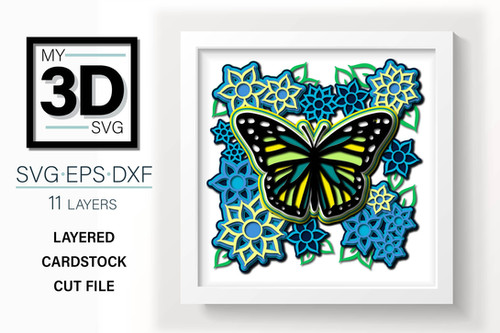 3D ButterflY SVG | My 3D SVG