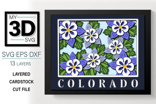 3D COLORADO SVG | My 3D SVG