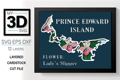 3D PRINCE EDWARD ISLAND SVG | My 3D SVG