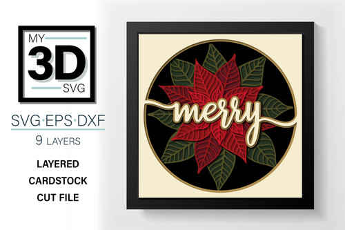 3D MERRY SVG | My 3D SVG