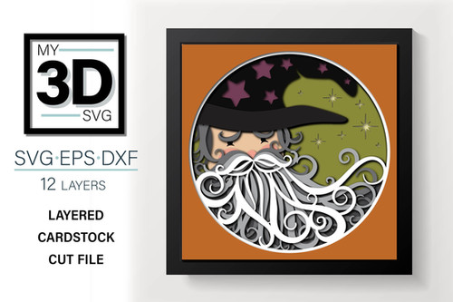 3D WIZARD SVG | My 3D SVG