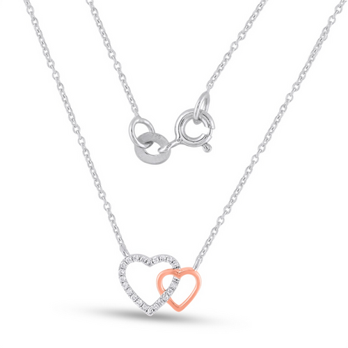 Eterna Duo Heart Necklace – A Timeless Symbol of Love & Connection | Ferreirov
