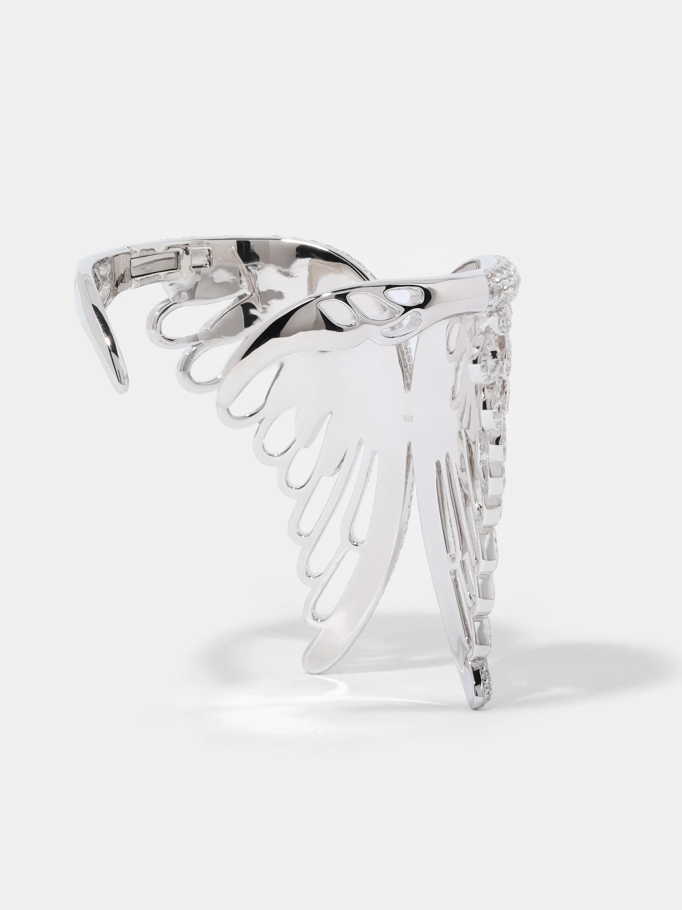Angel Wings Pavé Cuff Bracelet | Ferreirov