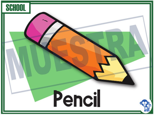 School (Flashcards Pack x 16) | Blue Monkey