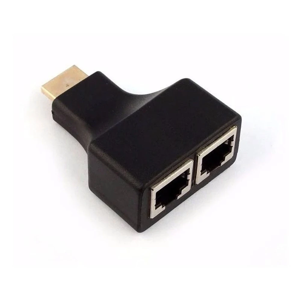 Extensor Adaptador Hdmi Para Cabo De Rede Rj45 Cat-5e/6 | Souza Eletrônicos
