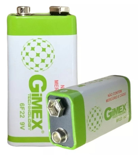 Bateria Pilha 9v Volts Pilha Quadrada P/ Multímetro Radio | Souza ...