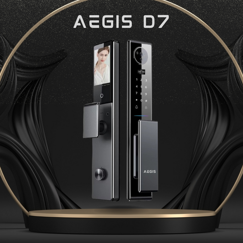Aegis D7 3D Face & Palm Recognition Smart Door Lock | SmartRuma Smart Home