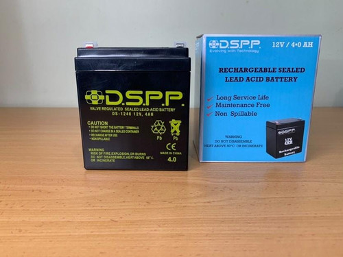 DS-1240: DSPP 4 AMP RECHARGEABLE BATTERY | Digital Commodities