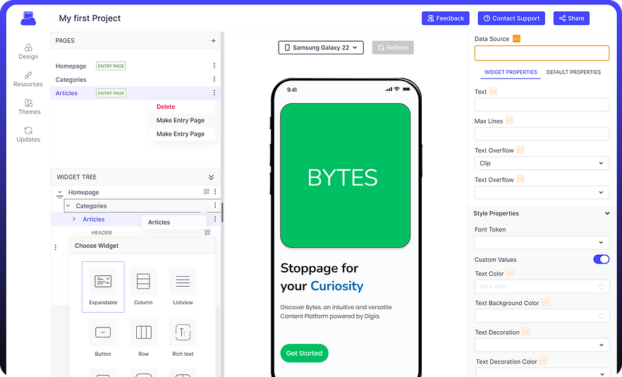Digia - Build Native Apps: Server Driven