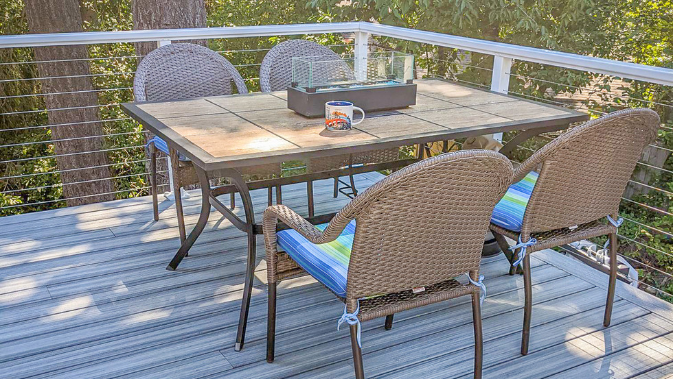 TnT Builders | Trex Deck with Cable Railing