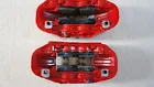 NEW GENUINE RANGE ROVER L460 L461 FRONT BRAKE CALIPERS RED BREMBO PAIR ...