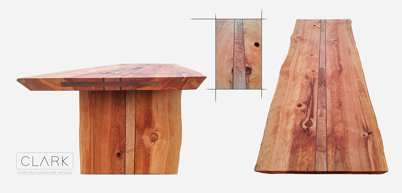 Doug Fir Family Table | Clark James Design