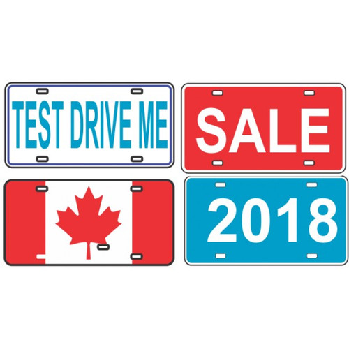 Stock Ad Plates white or black | Michael Mason