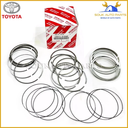13011-51040 Genuine Toyota RING SET, PISTON 1301151040 OEM LAND CRUISER ...