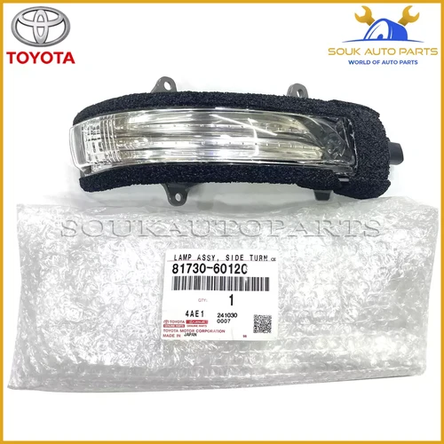 81730-60120 Genuine Toyota LAMP ASSY, SIDE TURN SIGNAL, RH 8173060120 ...