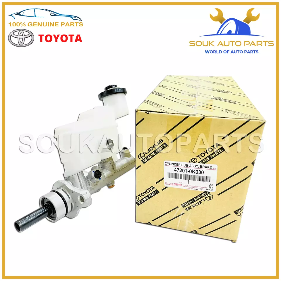 47201-0K030 Genuine Toyota CYLINDER SUB-ASSY, BRAKE MASTER FORTUNER ...