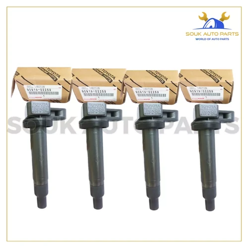 90919-02259 Genuine Toyota IGNITION COIL SET OF 4 Pcs LAND CRUISER ...
