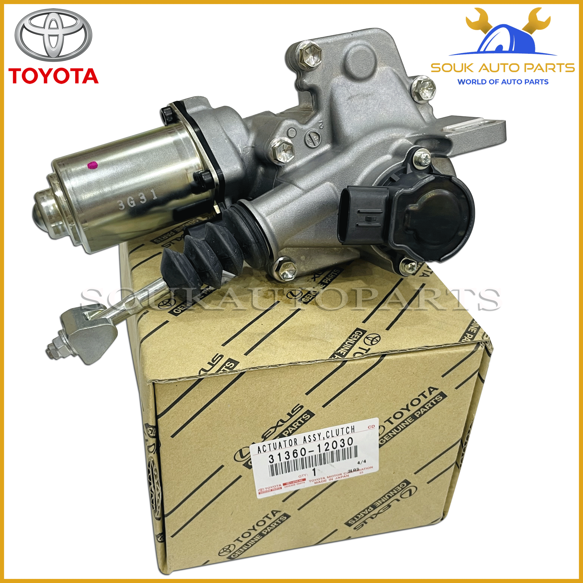 31360-12030 Genuine Toyota CLUTCH ACTUATOR ASSY 3136012030 OEM | Souk ...