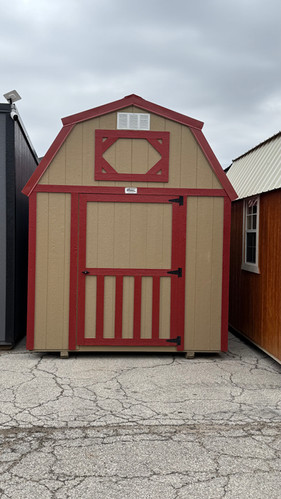 8x12 Lofted Barn Building | The Shed House LLC