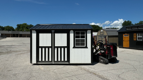 8x12 Side Entry Utility Shed | The Shed House LLC