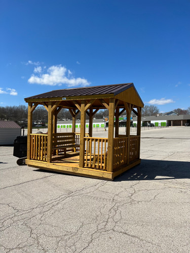 10x12 Tea House Gazebo | The Shed House LLC
