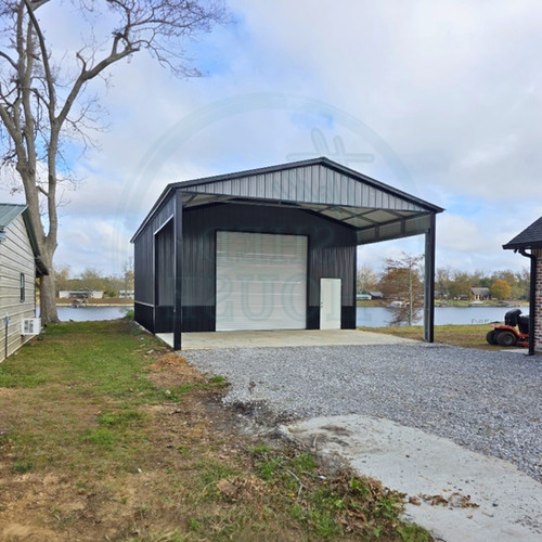 24X45X13 Metal Utility Combo Building | The Shed House LLC