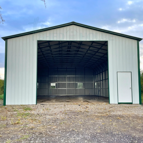 30X60X14 Metal Shop Building | The Shed House LLC