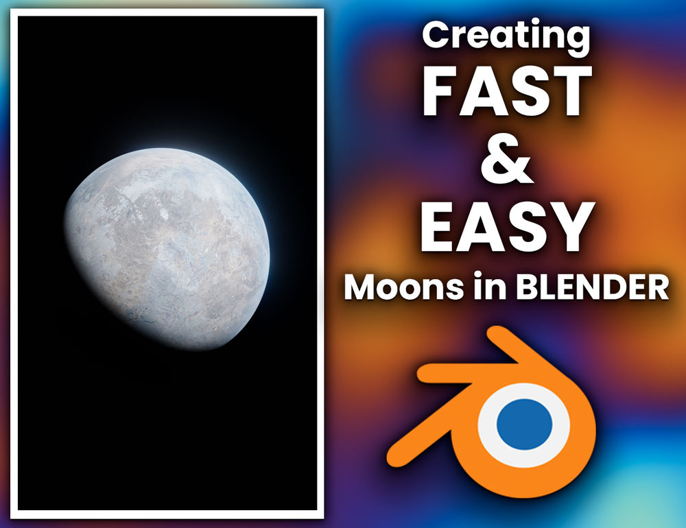 Creating Moons in Blender for FREE | Beginner Tutorial