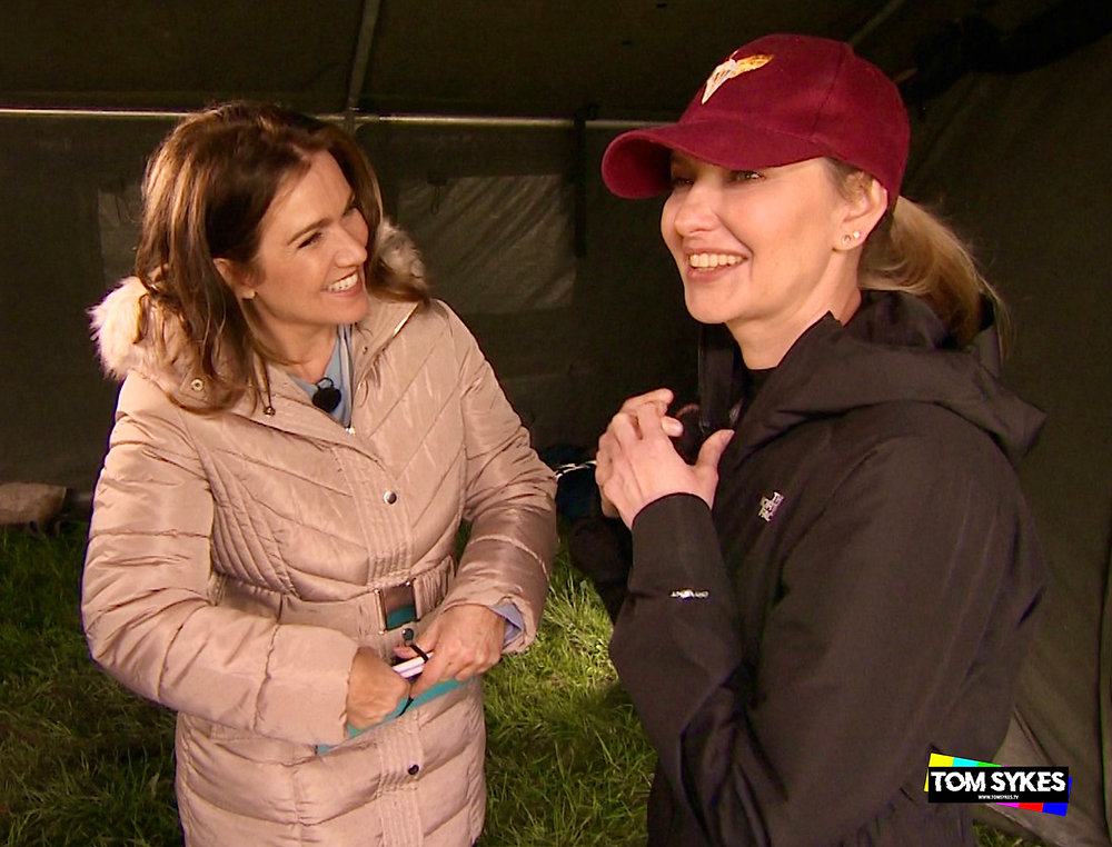 First Lady Of Ukraine In Wiltshire - Exclusive Good Morning Britain ...