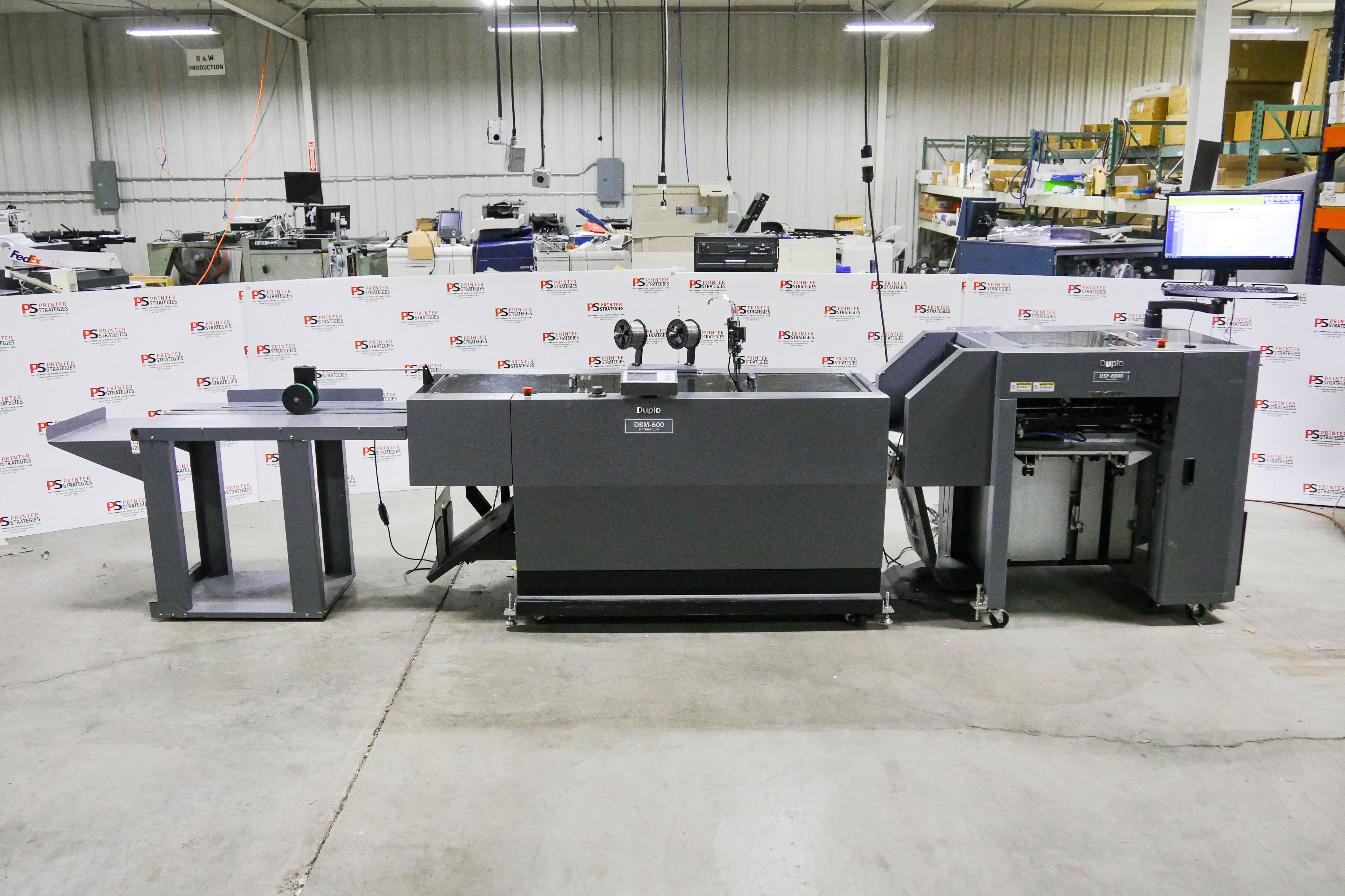 Duplo DBM-600 & DSF-6000 Booklet Making System