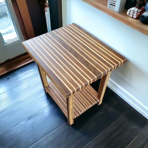 Walnut/Maple/Oak stripped table | Country Woodworks