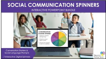 Social Communication Spinners - Interactive Powerpoint Bundle ...