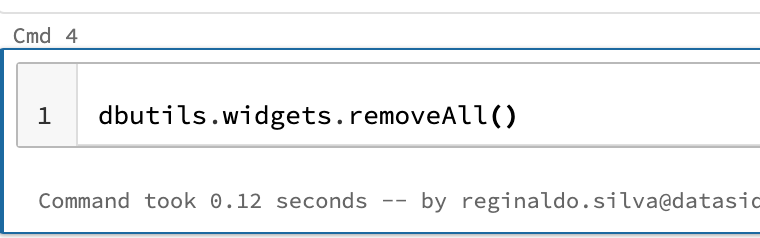 Databricks - Parametrizando seus notebooks "like a boss" usando Widgets