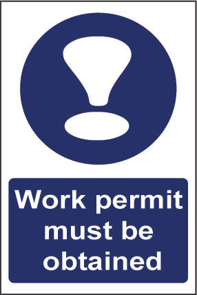 Work permit must be obtained | website