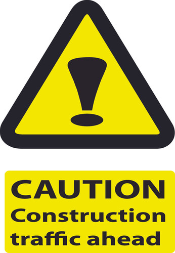 Caution Construction Traffic Ahead | website
