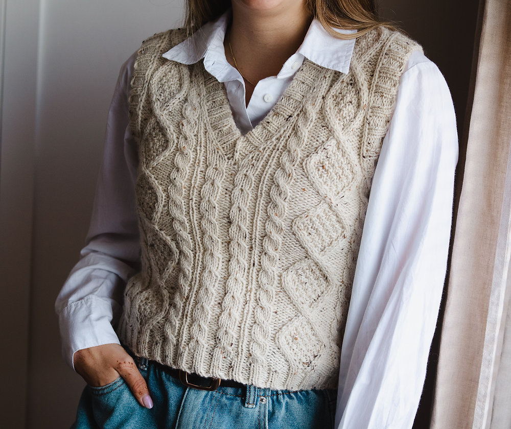 Hayley Slipover Knitting Pattern