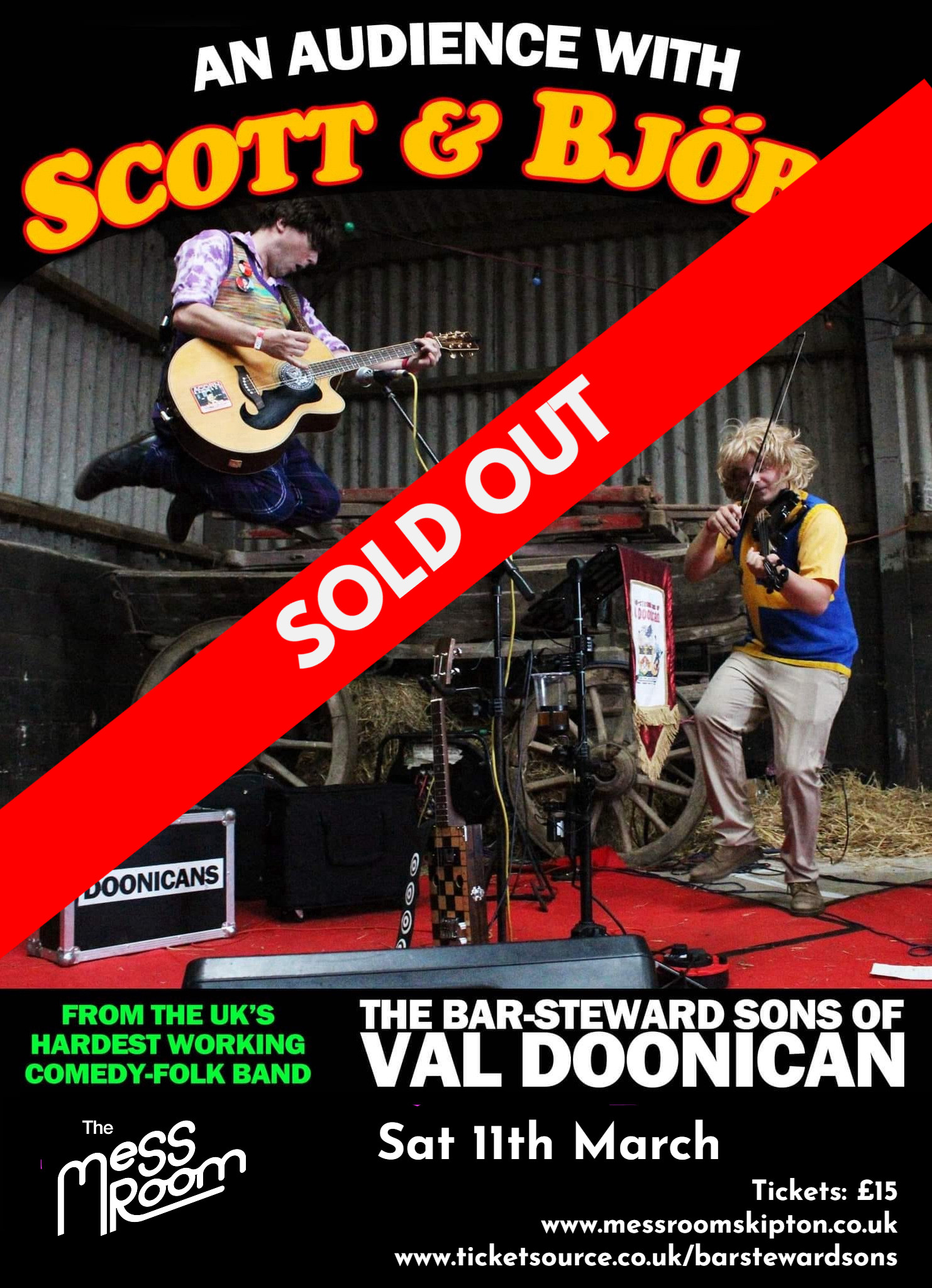 An Audience with Scott & Bjorn - The Bar Steward Sons of Val Doonican ...