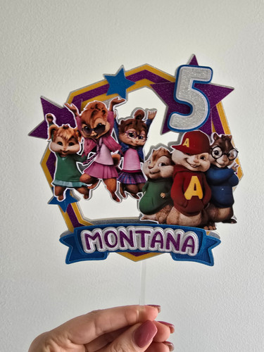 Chipmunk Cake Topper | TheMadCrafterDesigns