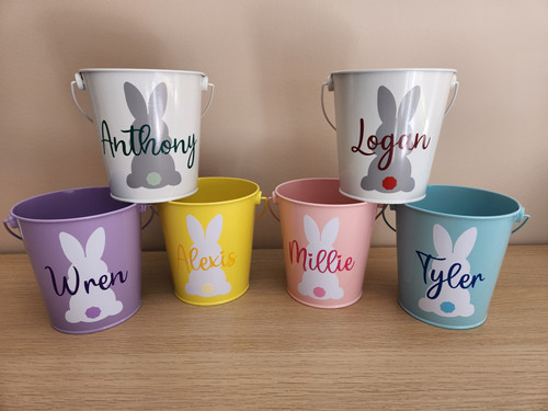 Personalised Easter Buckets | TheMadCrafterDesigns