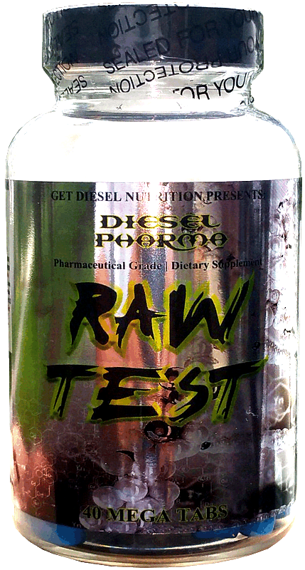 Raw Test supplement facts