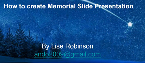 How to Create a Memorial SlideShow? | LR WELLNESS