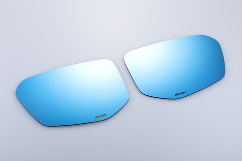 SPOON - BLUE WIDE SIDE MIRROR GLASS - civic +2017 Type-R FK8 / FK7 ...