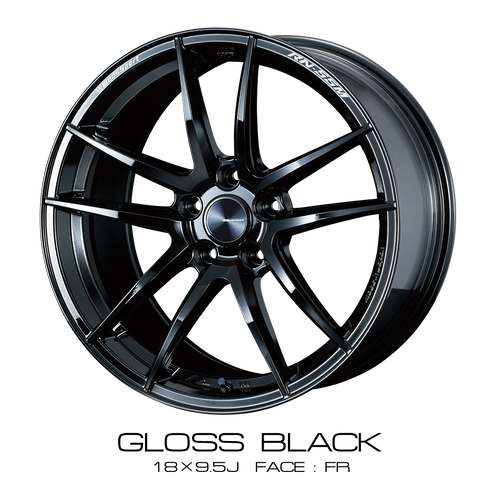 WEDSSPORT - WHEEL SET RN-55M - 18" x 9J x ET45 - civic Type-R FK8 / FL5 ...