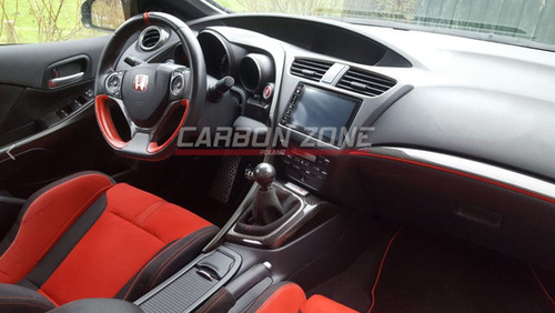 CarbonZone - FK2 TYPE-R CARBON INTERIOR SET (11 PIECES LHD VERSION ...
