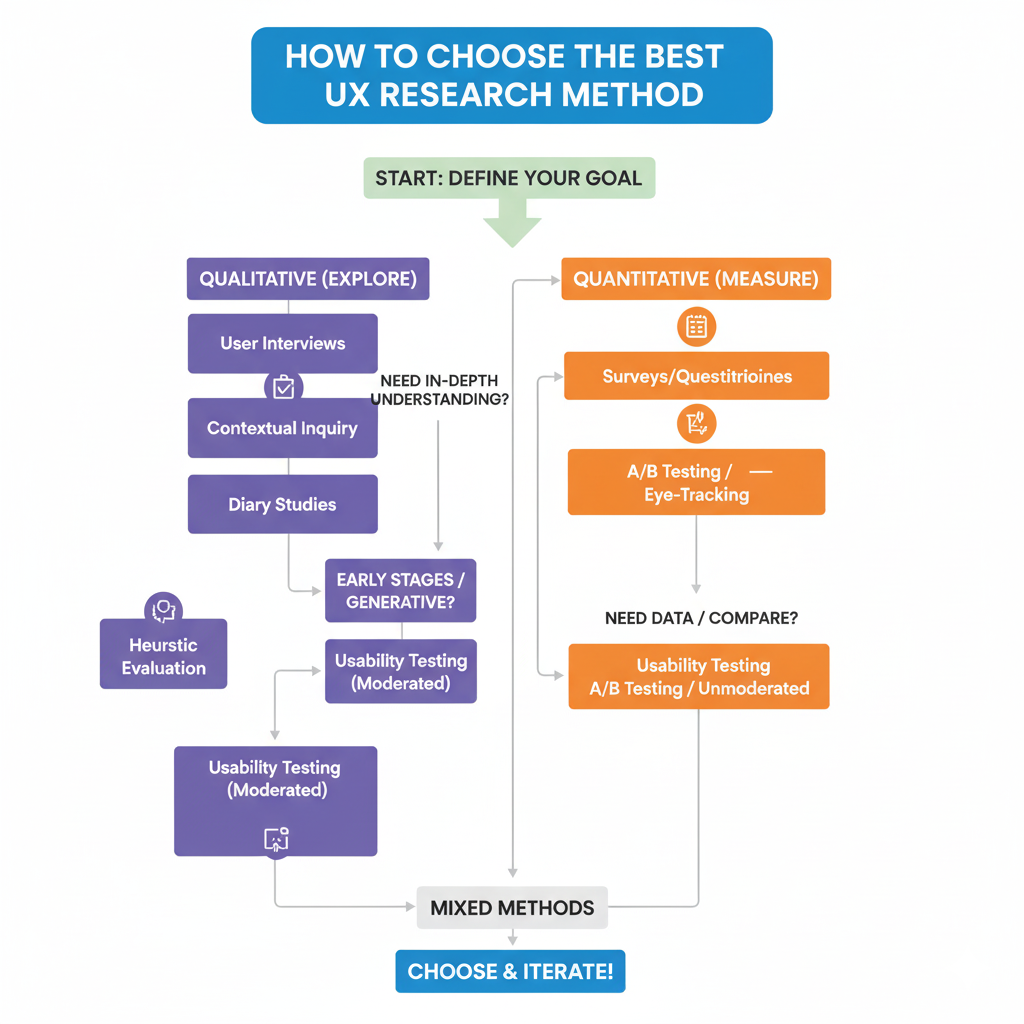 How to Choose the Right UX Research Method