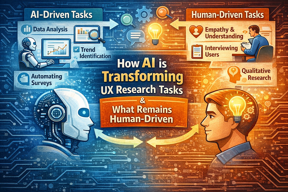 How AI is Transforming UX Research Tasks and What Remains Human-Driven