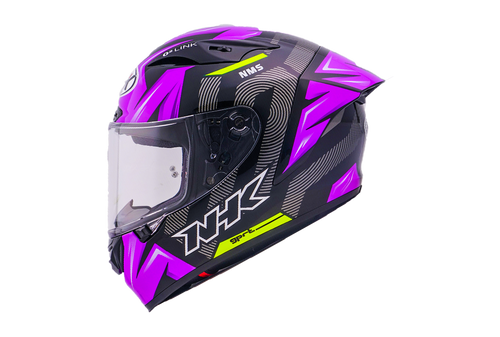 NHK GP-R Tech Race Helm NMS Black/Purple | TGP