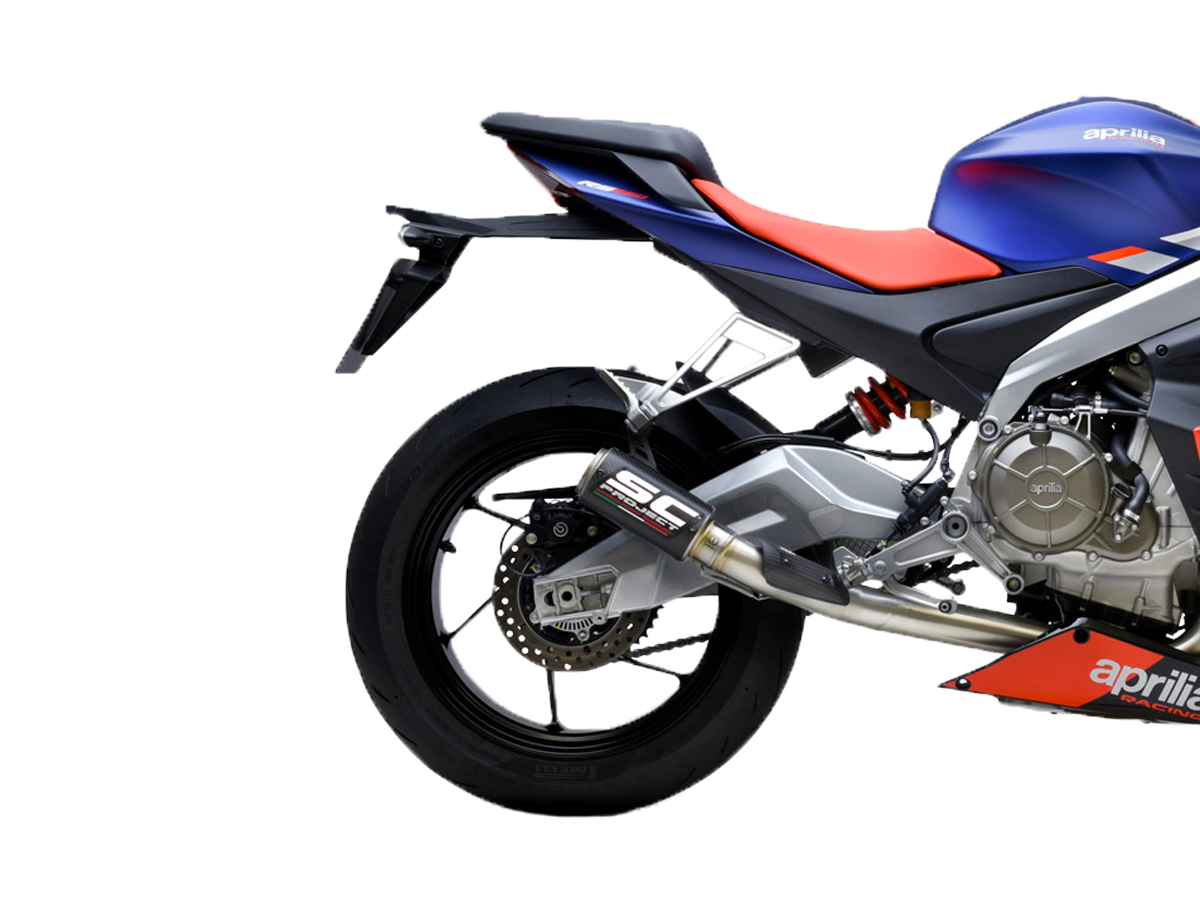 SC-Project Edelstahl Komplettanlage 2-1 CR-T Aprilia RS 660 (20-24)